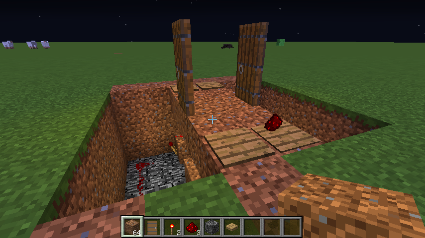 Minecraft自动双开门 | SAmmer's Blog